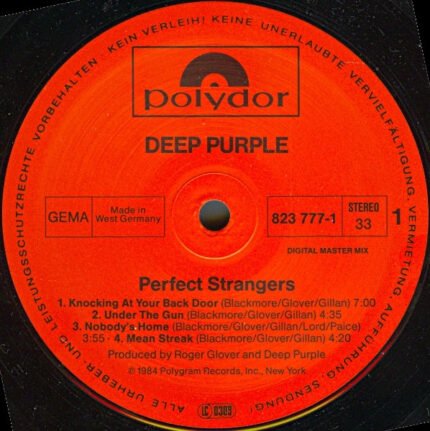Deep Purple - Perfect Strangers LP – Dreams on Vinyl – Vinilo de época