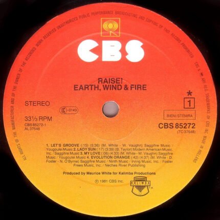 Earth, Wind & Fire – Raise! LP – Dreams on Vinyl – Vinilo de época