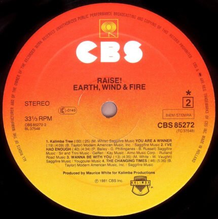 Earth, Wind & Fire – Raise! LP – Dreams on Vinyl – Vinilo de época