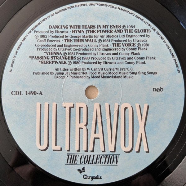 Ultravox – The Collection LP – Dreams on Vinyl – Vinilo de época