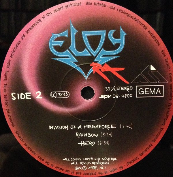 Eloy - Ra LP – Dreams on Vinyl – Vinilo de época