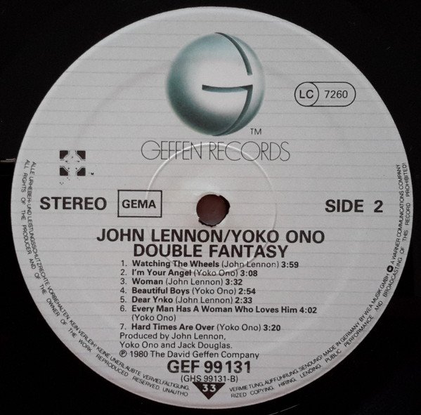 Comprar John Lennon & Yoko Ono - Double Fantasy LP – Dreams on Vinyl ...