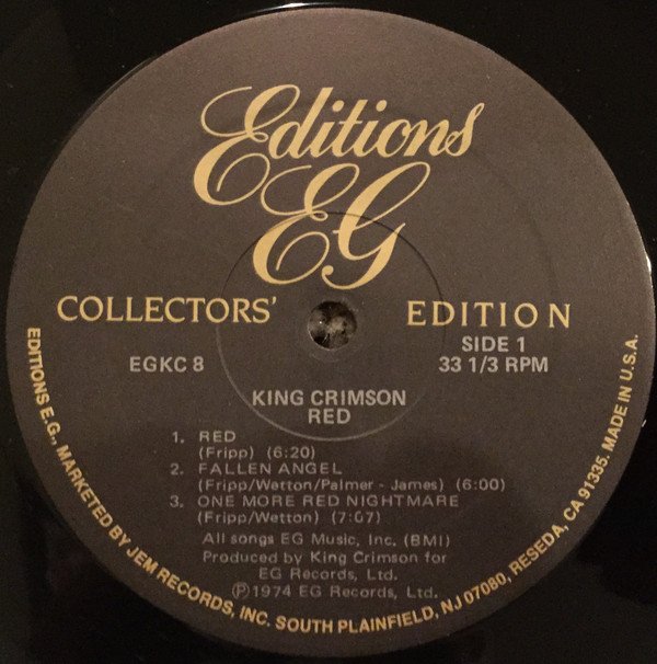King Crimson – Red – Dreams on Vinyl – Vinilo de época