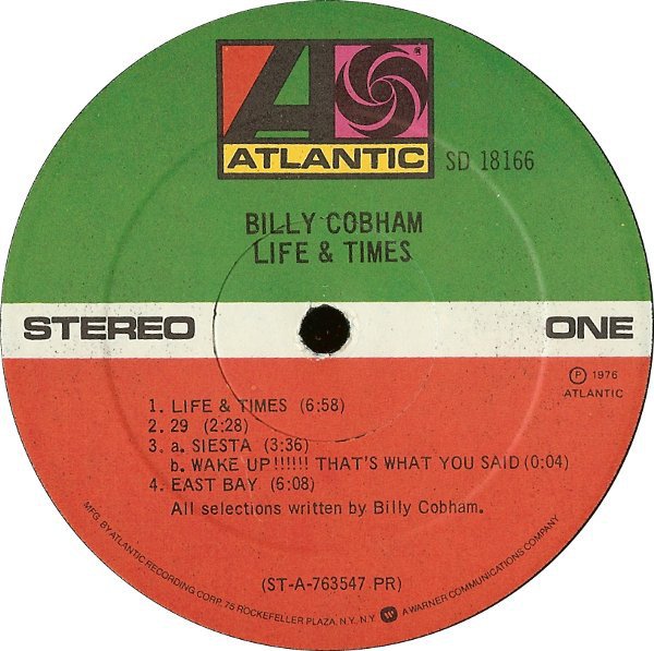 Billy Cobham - Life & Times LP – Dreams on Vinyl – Vinilo de época