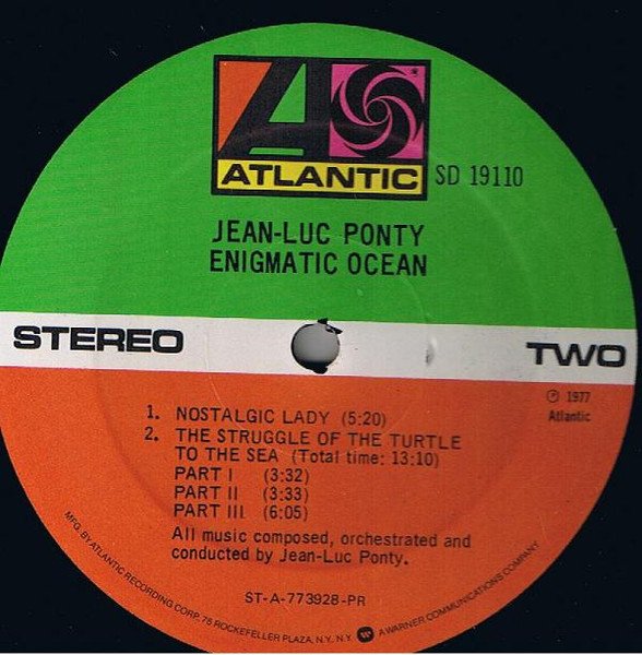 Jean-Luc Ponty - Enigmatic Ocean LP – Dreams on Vinyl – Vinilo de época