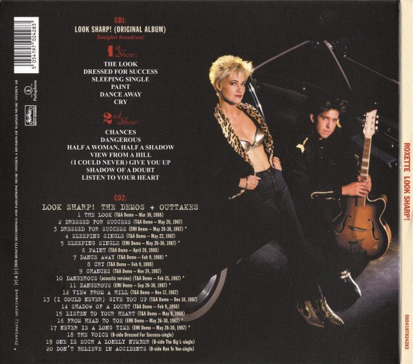 Roxette – Look Sharp! CD – Dreams on Vinyl – CDs Nuevos Sellados