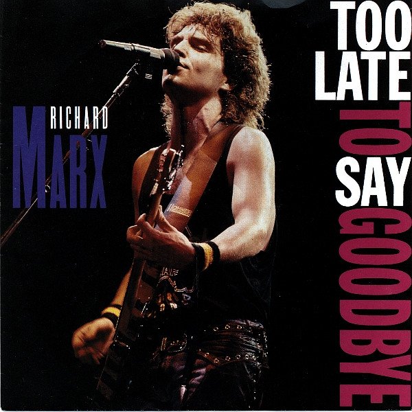 Richard Marx - Too Late To Say Goodbye Single 7 – Dreams on Vinyl ...