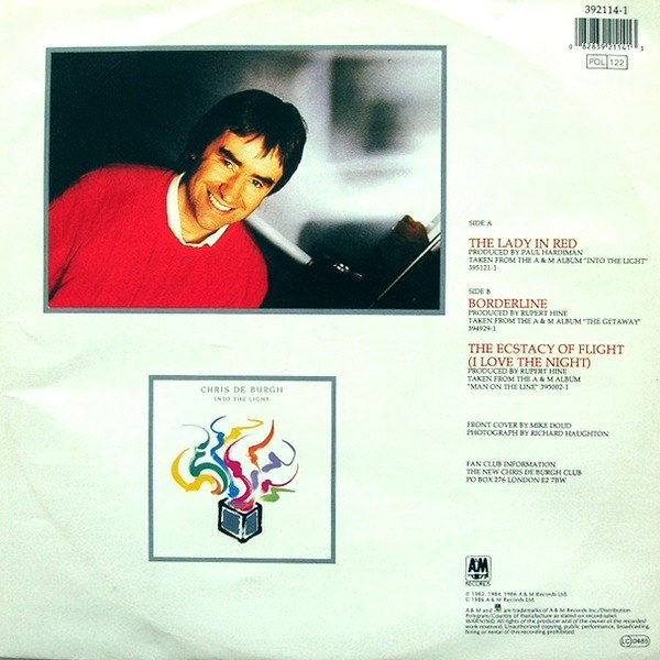 Chris de Burgh – The Lady In Red Maxi 12 – Dreams on Vinyl – Vinilo de ...