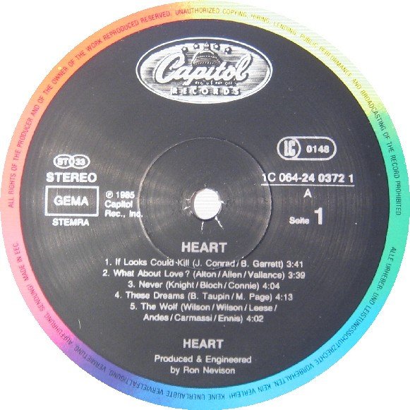 Comprar Heart - Heart LP – Dreams on Vinyl – Vinilo de época
