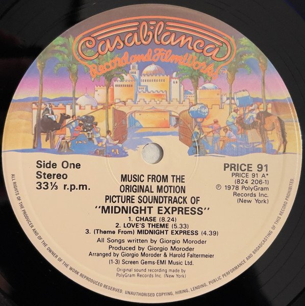 Comprar Giorgio Moroder – Midnight Express (Music From The Original ...