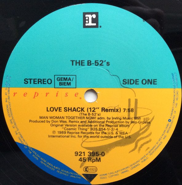 Comprar The B-52's – Love Shack Maxi 12 – Dreams on Vinyl – Vinilo de época