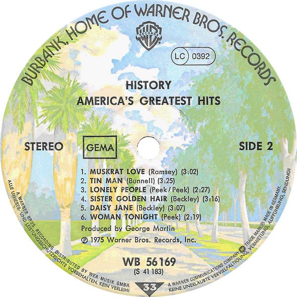 Comprar America (2) - History · America's Greatest Hits LP – Dreams on ...
