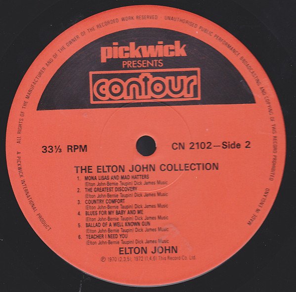 Comprar Elton John - The Collection LP – Dreams on Vinyl – Vinilo de época