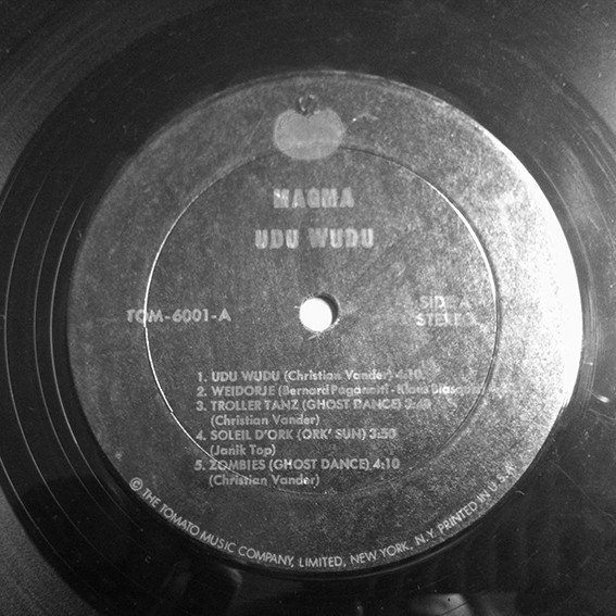 Magma Udu Wudu Vinyl at Eve Collie blog