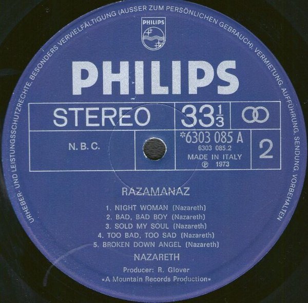 Comprar Nazareth (2) - Razamanaz LP – Dreams on Vinyl – Vinilo de época