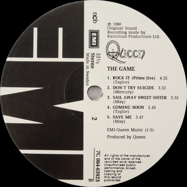 Comprar Queen - The Game LP – Dreams on Vinyl – Vinilo de época