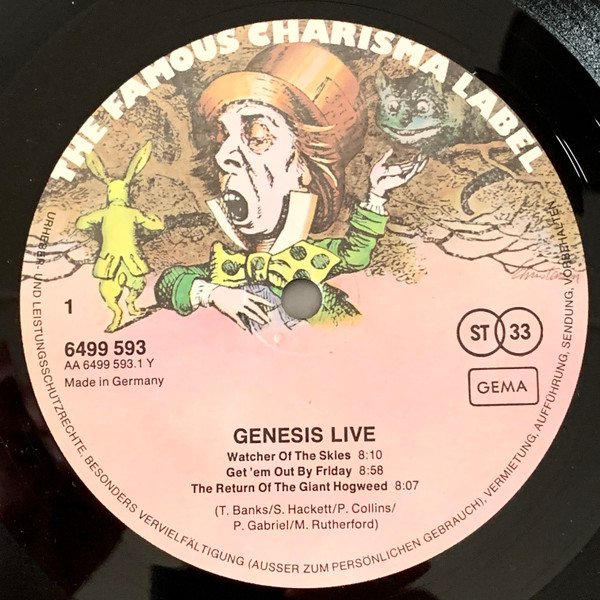 Comprar Genesis - Live LP – Dreams on Vinyl – Vinilo de época