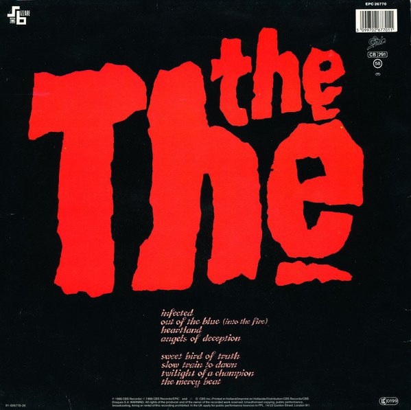 Comprar The The - Infected LP – Dreams on Vinyl – Vinilo de época