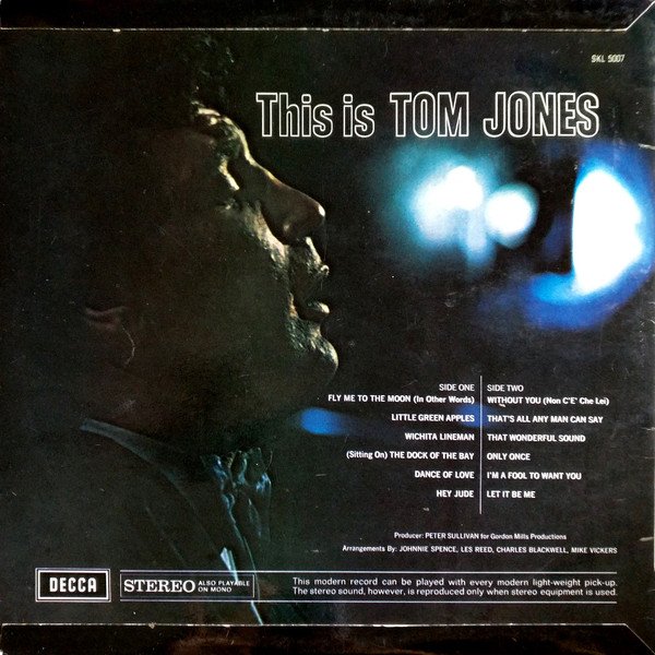 Comprar Tom Jones - This Is Tom Jones LP – Dreams on Vinyl – Vinilo de ...