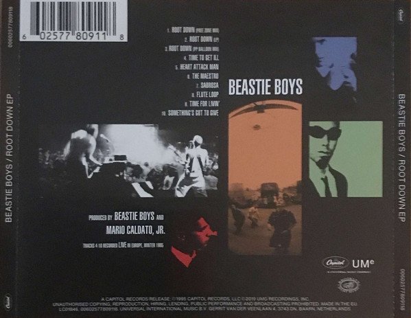 Beastie Boys - Root Down EP CD – Dreams on Vinyl – CD Nuevos Sellados