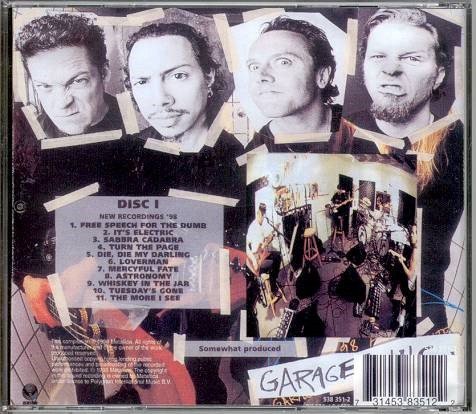 Metallica - Garage Inc. CD – Dreams on Vinyl – CD Nuevos Sellados