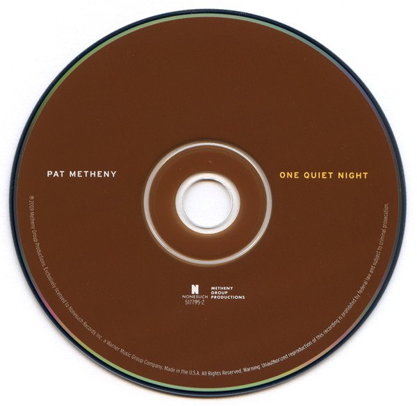 Pat Metheny - One Quiet Night CD – Dreams on Vinyl – CD Nuevos Sellados