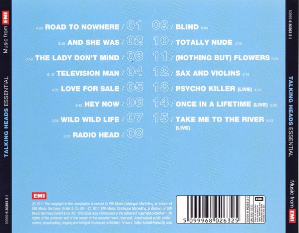 Talking Heads - Essential CD – Dreams on Vinyl – CD Nuevos Sellados