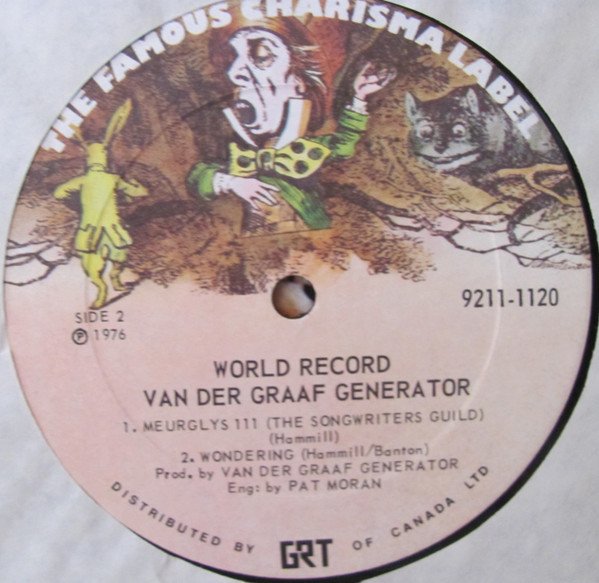 Van Der Graaf Generator - World Record LP – Dreams on Vinyl – Vinilo de ...