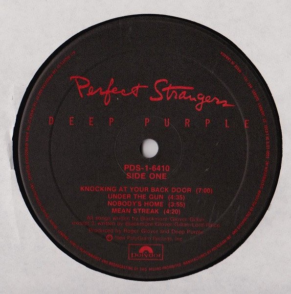 Deep Purple - Perfect Strangers LP – Dreams on Vinyl – Vinilo de época