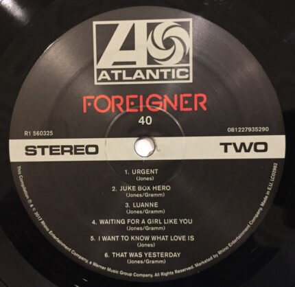 Foreigner - 40 2LP – Dreams on Vinyl – Vinilos Nuevos Sellados