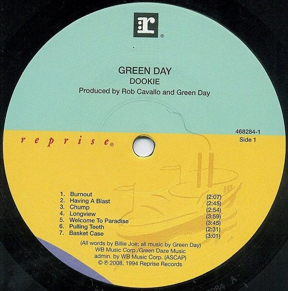 Green Day - Dookie LP – Dreams on Vinyl – Vinilos Nuevos Sellados