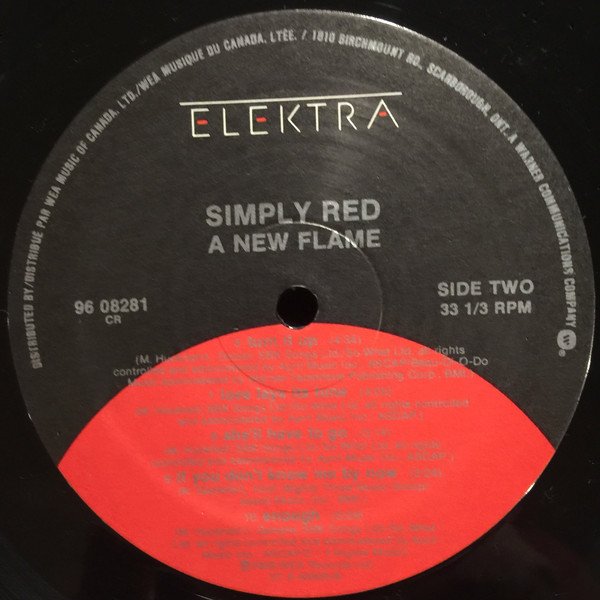 Simply Red - A New Flame LP – Dreams on Vinyl – Vinilo de época