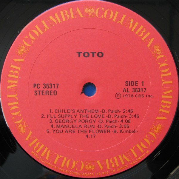 Toto - Toto LP – Dreams on Vinyl – Vinilo de época
