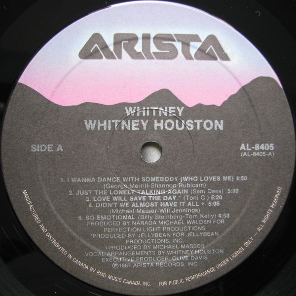 Whitney Houston - Whitney LP – Dreams on Vinyl – Vinilo de época