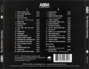 ABBA - The Definitive Collection 2CD – Dreams on Vinyl – CD de Época