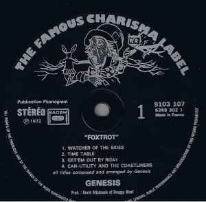 Genesis - Foxtrot LP – Dreams on Vinyl – Vinilo de época