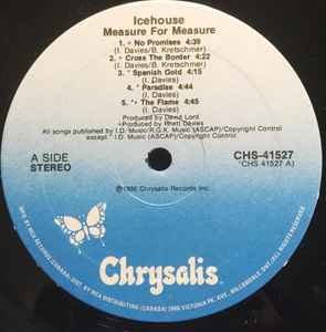 Icehouse - Measure For Measure LP – Dreams on Vinyl – Vinilo de época