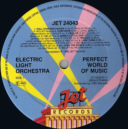 Electric Light Orchestra - A Perfect World Of Music LP – Dreams on ...