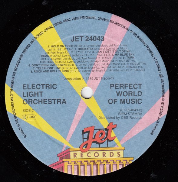Electric Light Orchestra - A Perfect World Of Music LP – Dreams on ...