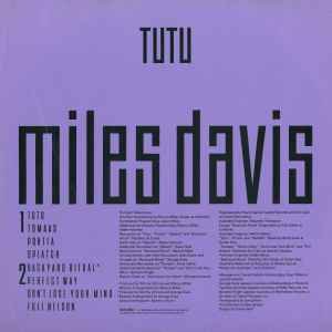 Miles Davis - Tutu LP – Dreams on Vinyl – Vinilo de época