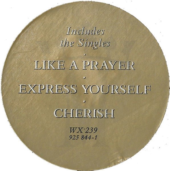 Madonna - Like A Prayer LP – Dreams on Vinyl – Vinilo de época