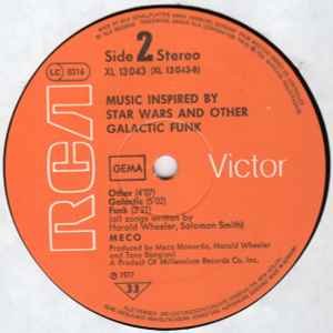 Meco* - Music Inspired By 'Star Wars' And Other Galactic Funk LP ...