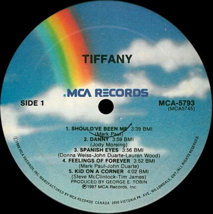 Tiffany - Tiffany LP – Dreams on Vinyl – Vinilo de época