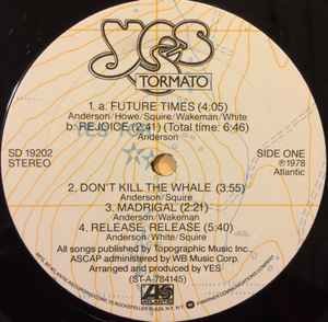 Yes - Tormato LP – Dreams on Vinyl – Vinilo de época