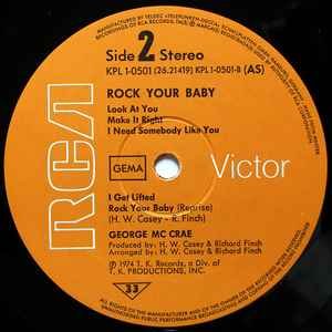 George Mc Crae* - Rock Your Baby LP – Dreams on Vinyl – Vinilo de época