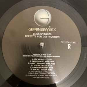 Guns N' Roses - Appetite For Destruction LP – Dreams on Vinyl – Discos ...