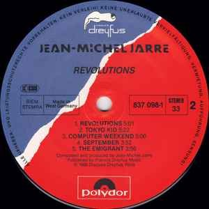 Jean-Michel Jarre - Revolutions LP – Dreams on Vinyl – Vinilo de época