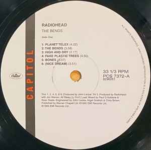 Radiohead - The Bends LP – Dreams on Vinyl – Vinilo de Reedición