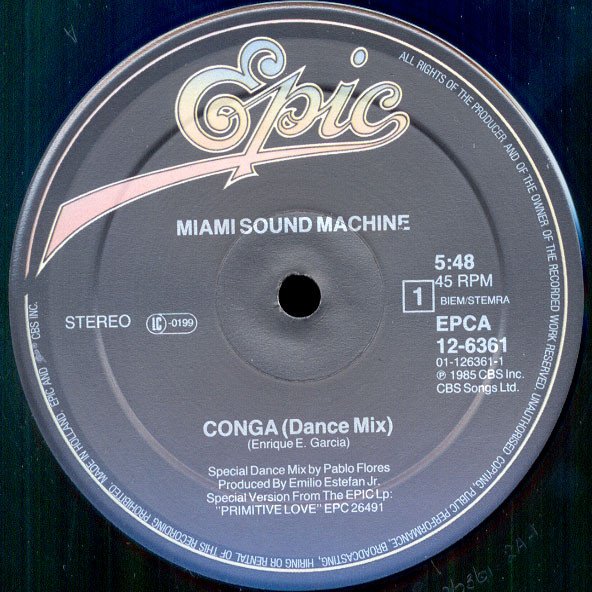 Miami Sound Machine - Conga! (Dance Mix) Maxi 12 – Dreams on Vinyl ...