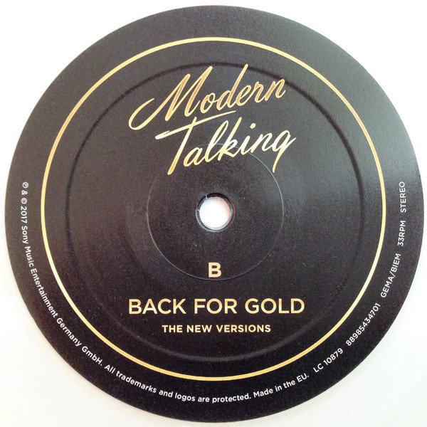 Modern Talking - Back For Gold - The New Versions LP – Dreams on Vinyl ...